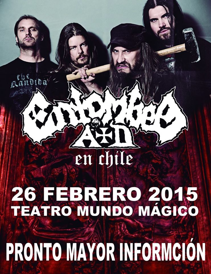 Entombed A.D. se presentará en Chile — Futuro Chile