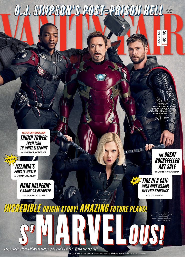 Vanity Fair reúne a los héroes de «Avengers: Infinity War» en 4 ...