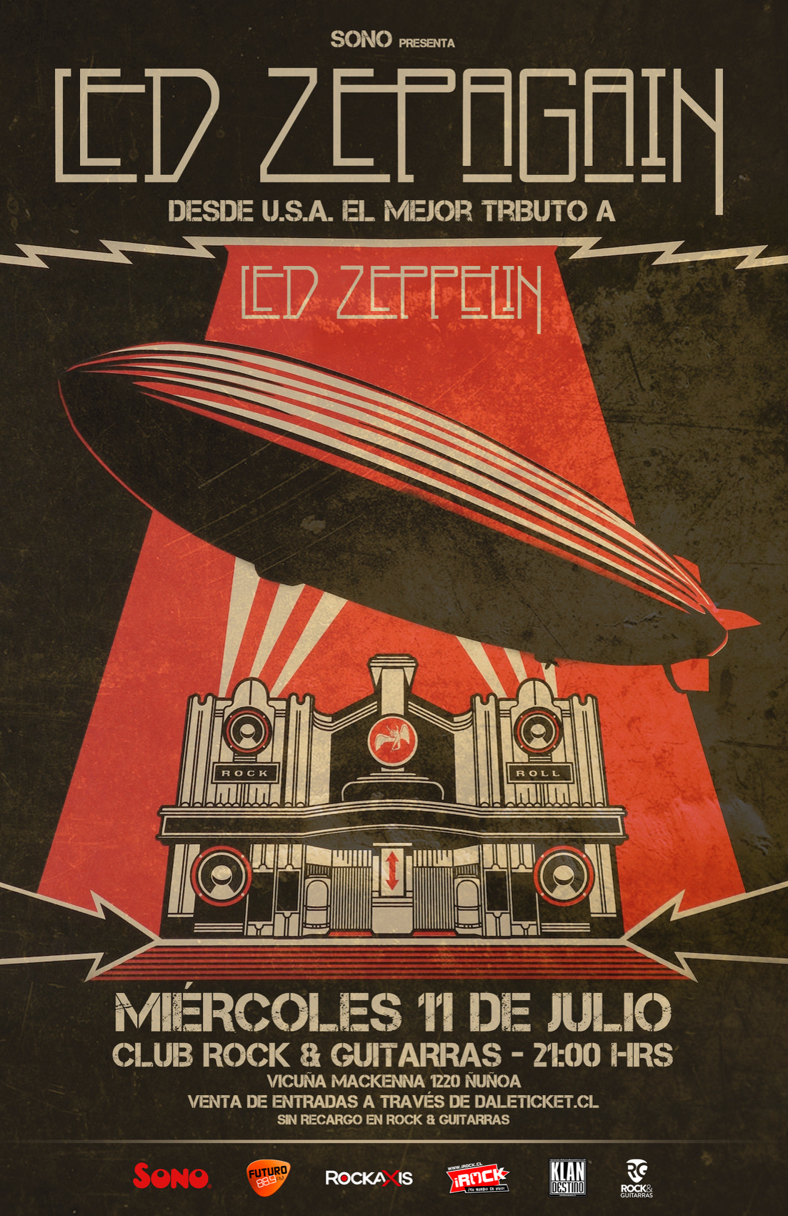 Led Zepagain llega a Chile con tributo al legado de Led Zeppelin ...