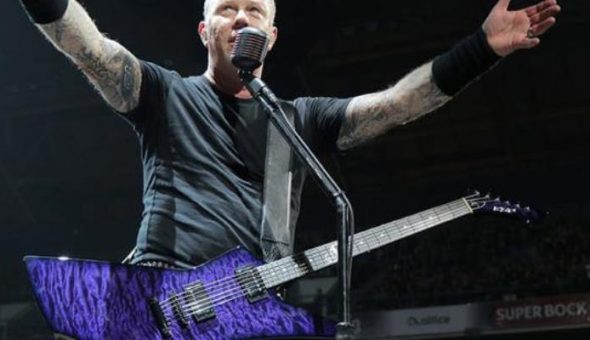 ESP lanzará guitarra que utiliza James Hetfield en vivo