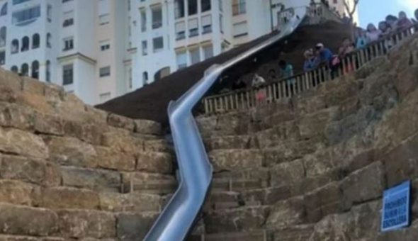 Varios heridos en la inauguración del tobogán más grande de Europa: fue ...