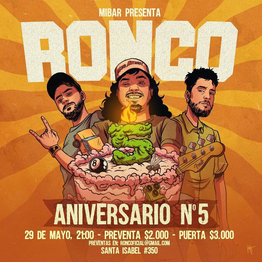 Ronco celebrará sus cinco años de vida con una gran fiesta de rock en ...