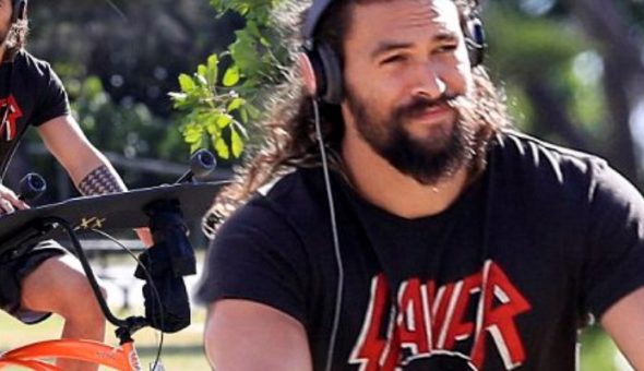 Jason Momoa junto a Slayer: "Fue uno de los mejores conciertos de mi vida"