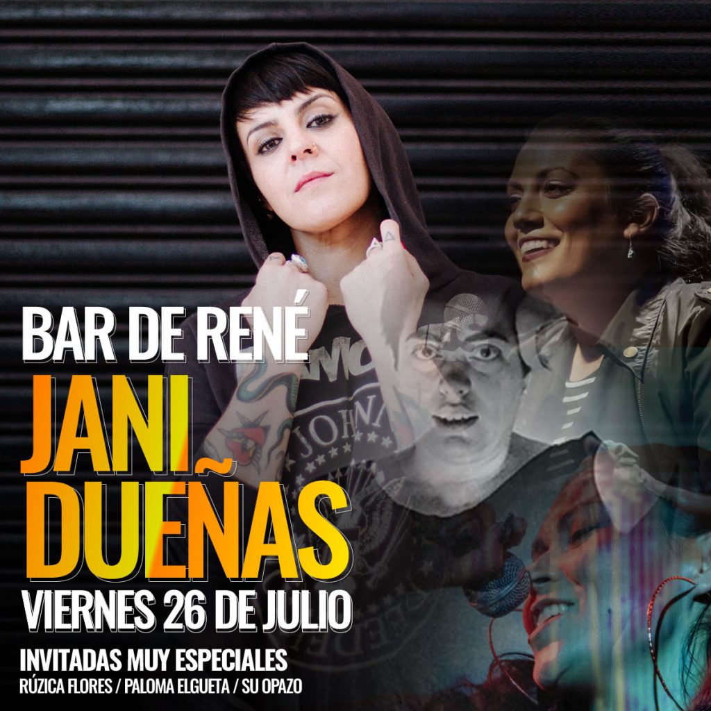 Jani Dueñas se presenta en Bar de René en un espectáculo único — Futuro ...