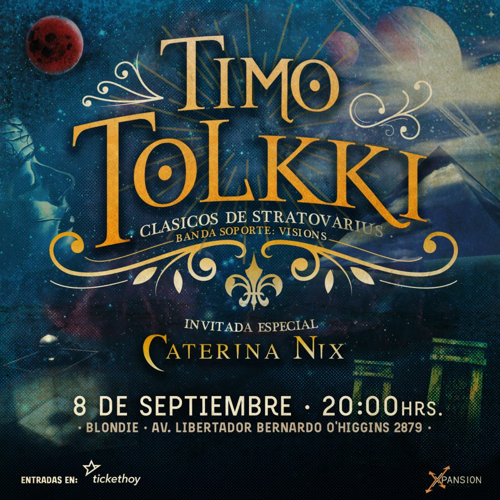 Timo Tolkki, ex líder y guitarrista de Stratovarius, regresa a Chile ...