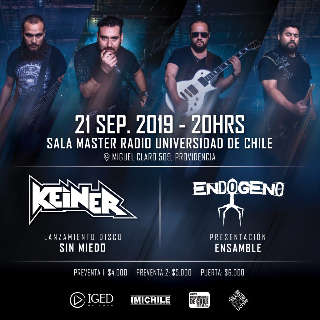 Keiner lanzará su disco Sin Miedo, junto a Endógeno — Futuro Chile