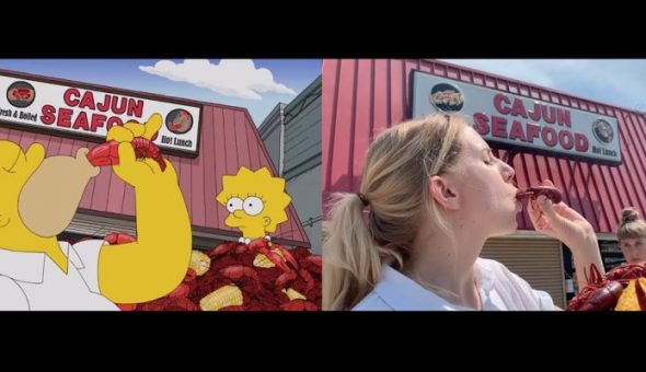 Fanáticas recrean tour gastronómico de Homero Simpson por Nueva Orleans