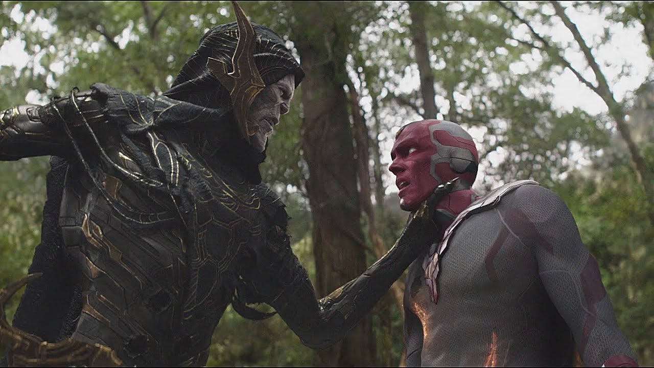 Filtran escena eliminada en la que Vision asesina a Corvus Glaive ...