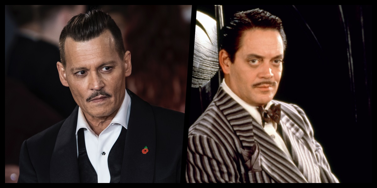 ¿Johnny Depp como Homero Addams? El actor parece nacido para el papel ...