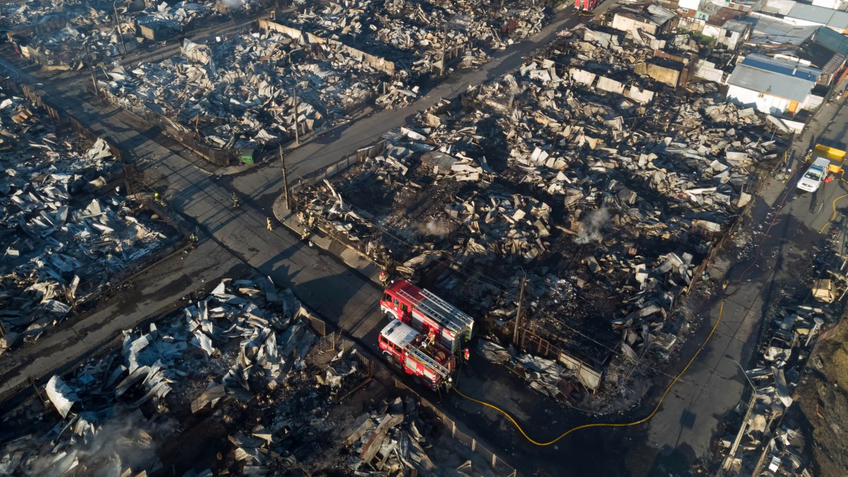 Incendio forestal en Castro: siniestro arrasó con más de 100 viviendas ...
