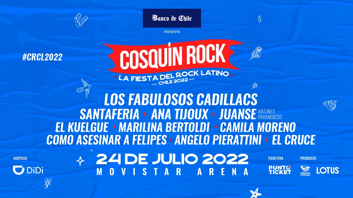 Cosquín Rock Chile 2022: Lugar, fecha y venta de entradas — Futuro Chile