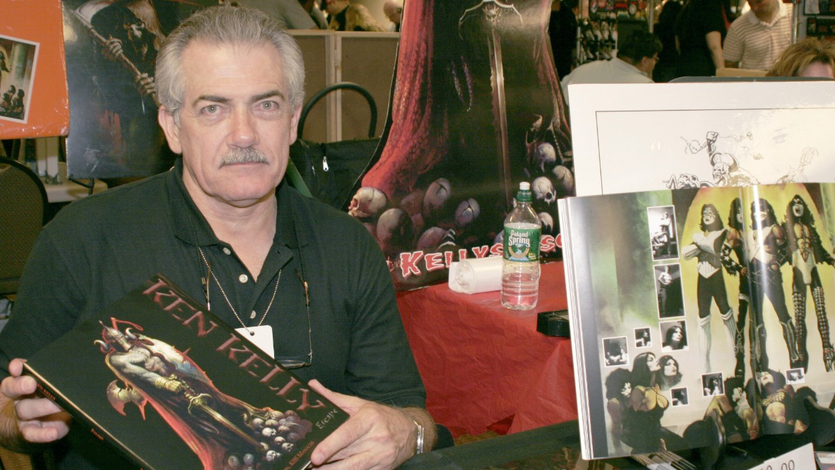 Ken Kelly, ilustrador de portadas de Kiss, Rainbow y Manowar, murió a ...