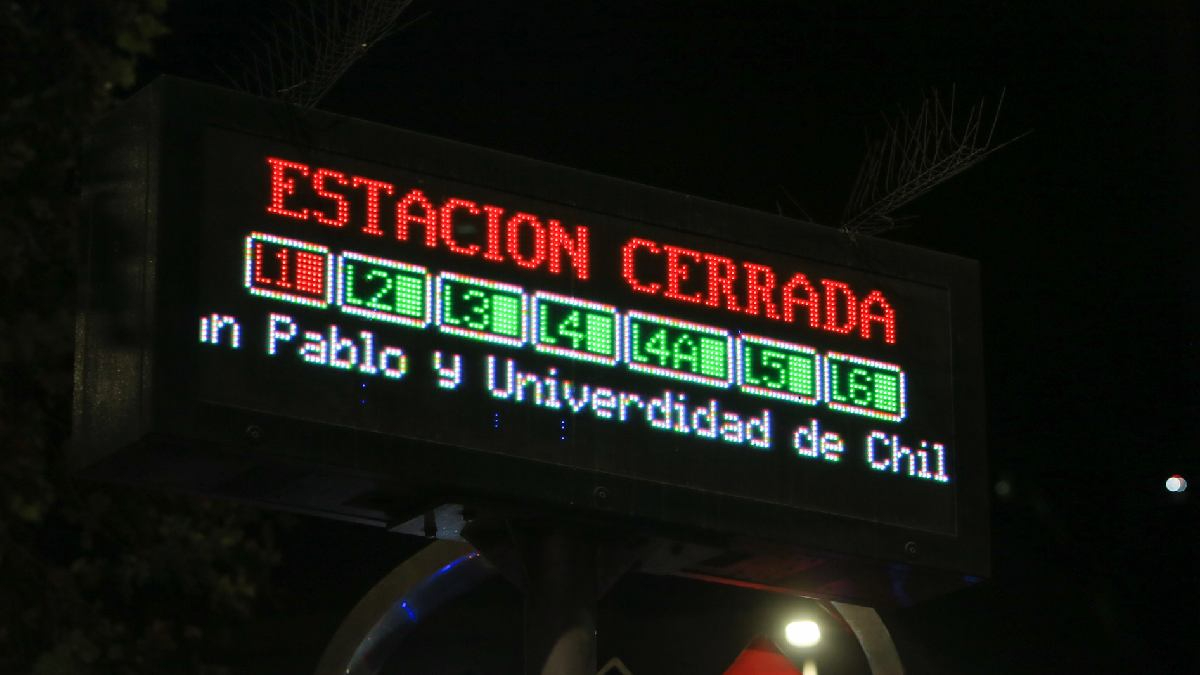 Línea 1: Metro de Santiago presenta complicaciones — Futuro Chile