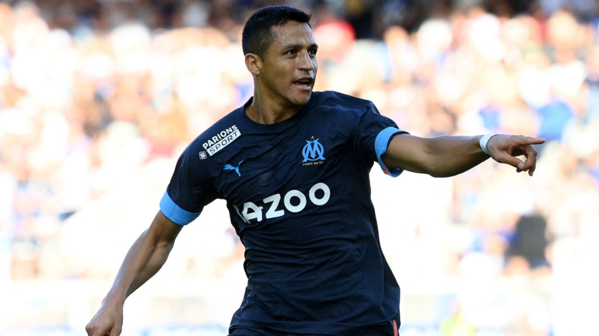 Alexis Sánchez anota en triunfo del Olympique de Marsella — Futuro Chile