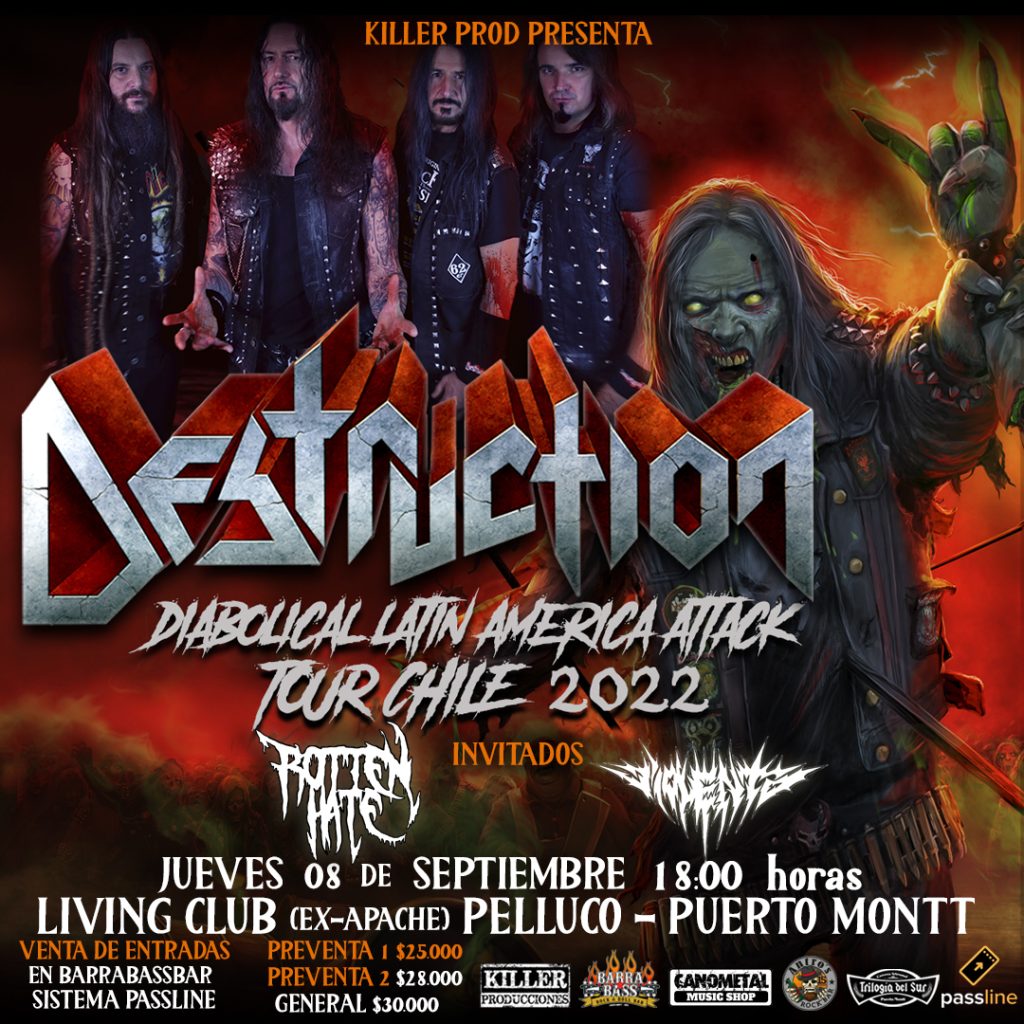 Destruction en Puerto Montt: Fecha y venta de entradas — Futuro Chile