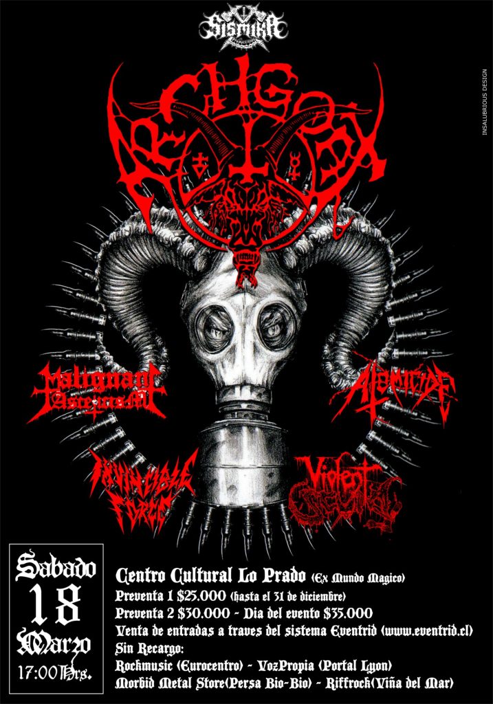 Archgoat vuelve a Chile en concierto en marzo — Futuro Chile