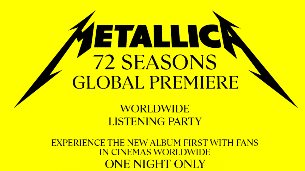 Metallica llega con "72 Seasons" a los cines de Cinemark — Futuro Chile