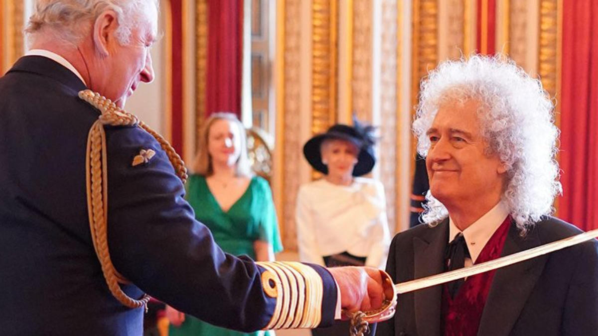 Sir Brian May es nombrado caballero por el Rey Carlos de Inglaterra ...