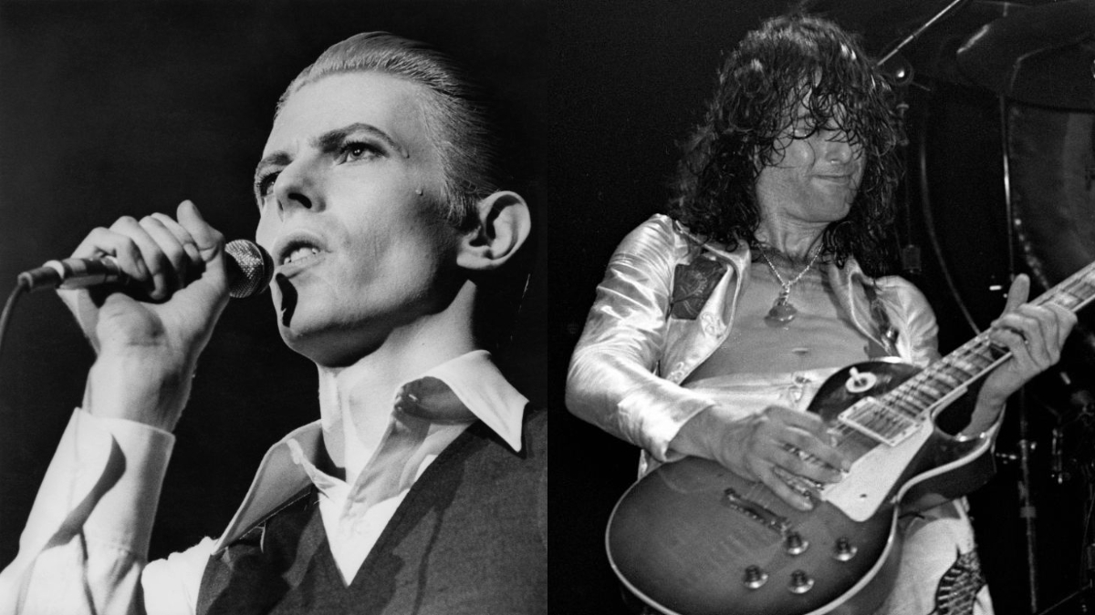 David Bowie guardaba su orina en el refrigerador por miedo a Jimmy Page ...