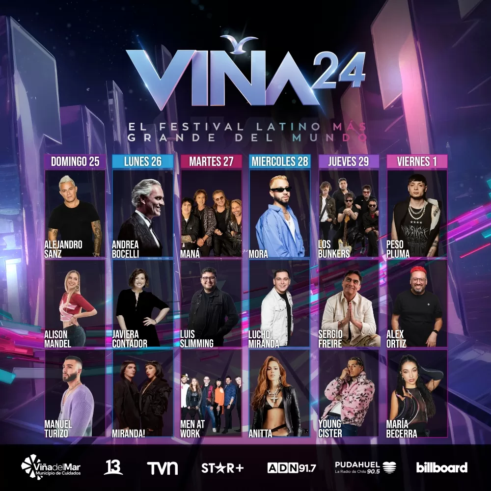 Festival Internacional de la Canción de Viña del Mar 2024: Venta de ... Festival Internacional de la Canción de Viña del Mar 2024: Venta de ...