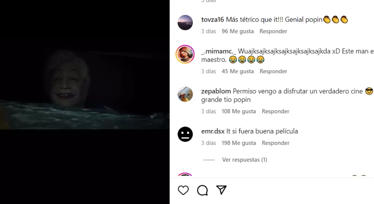 "¡Suéltame payaso cu...!": Popin versionó a la chilena la película "It ...