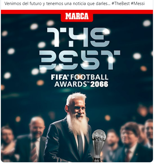 Los memes que dejó la premiación de Lionel Messi en The Best — Futuro Chile