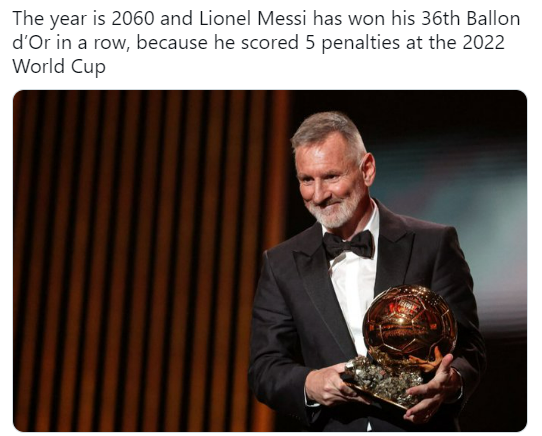 Los memes que dejó la premiación de Lionel Messi en The Best — Futuro Chile