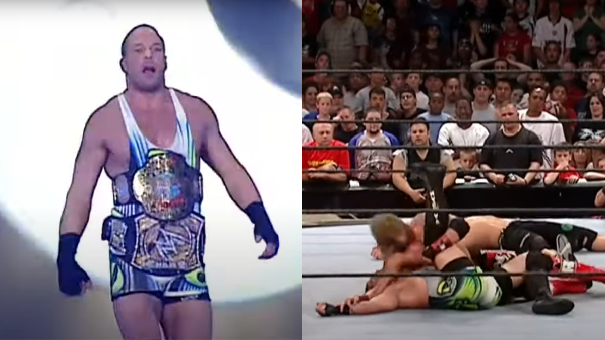 El día que Rob Van Dam perdió el título de la WWE anticipadamente tras ...