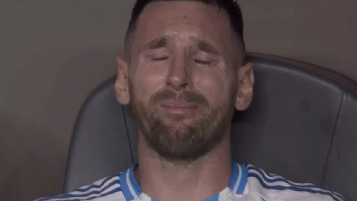 Copa América 2024: Llanto de Messi se convirtió en meme — Futuro Chile