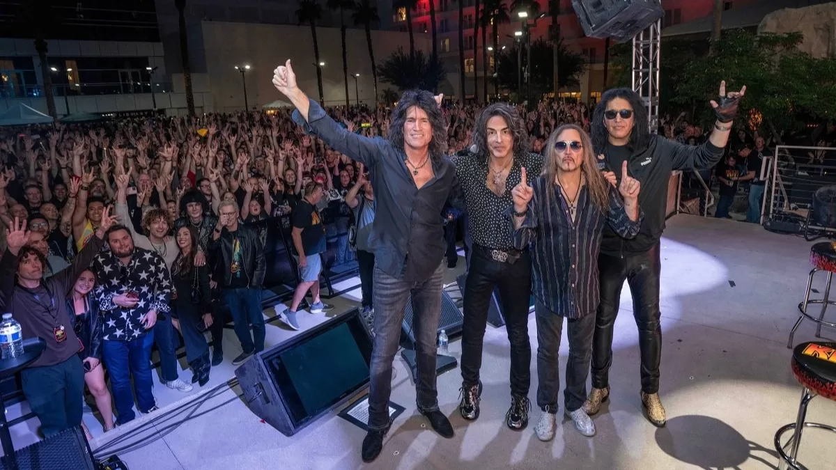 Kiss tuvo una reunión sin maquillaje en Las Vegas: así estuvo su set en ...